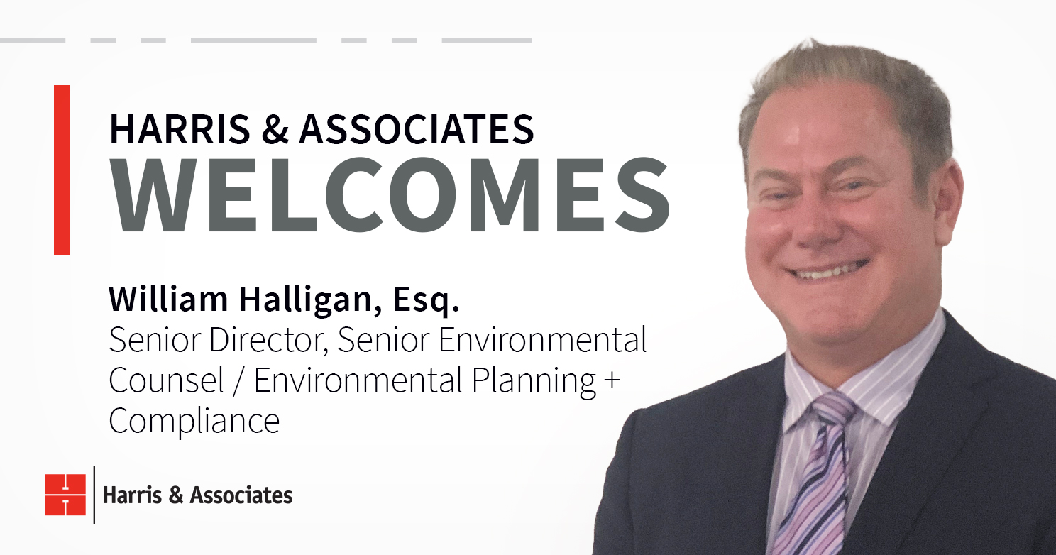 William Halligan, Esq. Joins Environmental Planning + Compliance Team ...