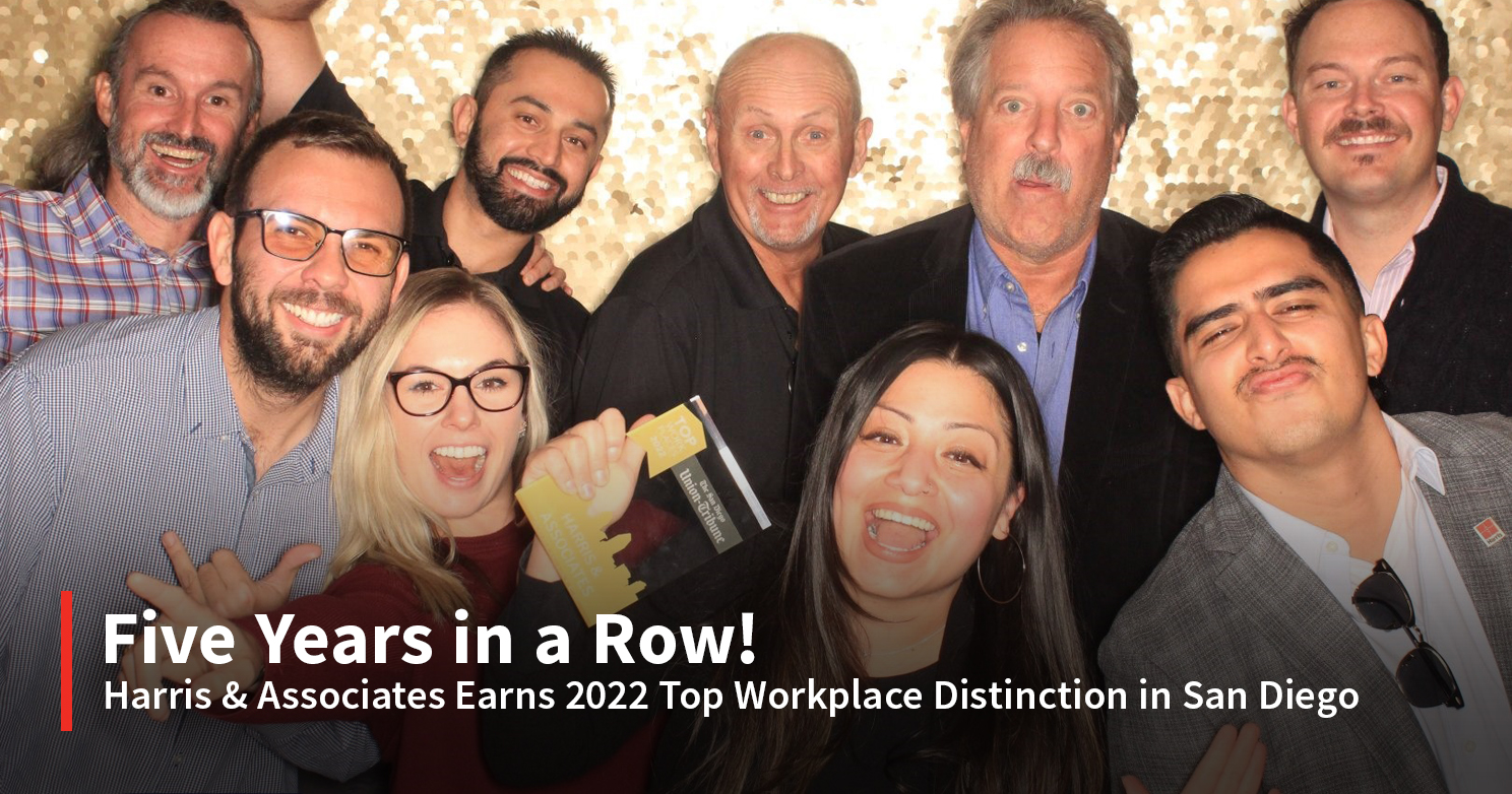 Five Years in a Row: Harris & Associates Earns 2022 Top Workplace ...