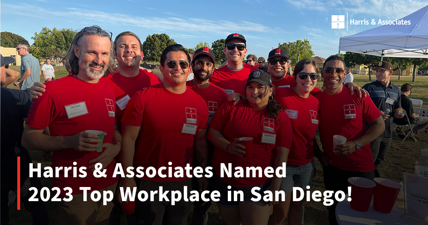 Harris & Associates Named a Top Workplace in San Diego for the Sixth ...